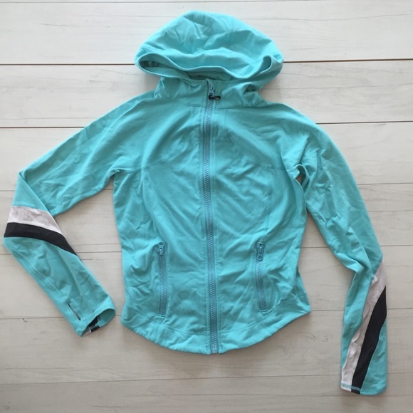 lululemon athletica | Tops | Lululemon Half Moon Jacket Hoodie Ponytail ...